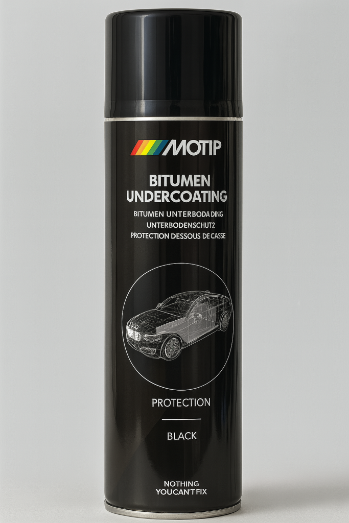 MOTIP Bitumen Undercoating – Spray Protecție Șasiu (Negru) – 500ml ...